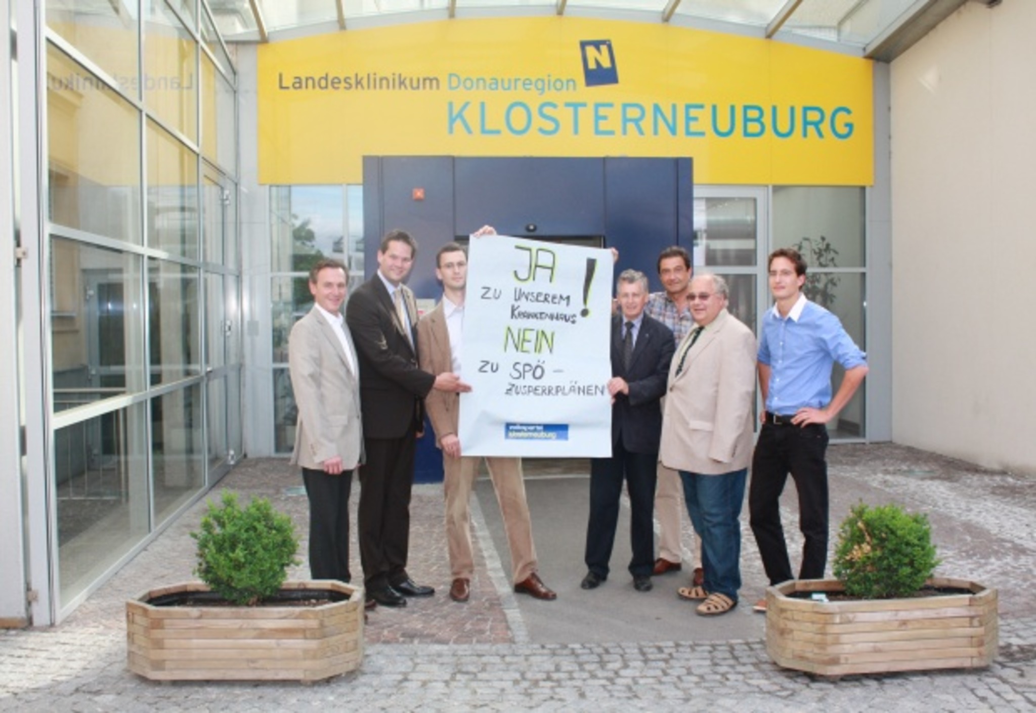 Schließung kleiner Krankenhäuser: Protest aus Klosterneuburg - St. Pölten