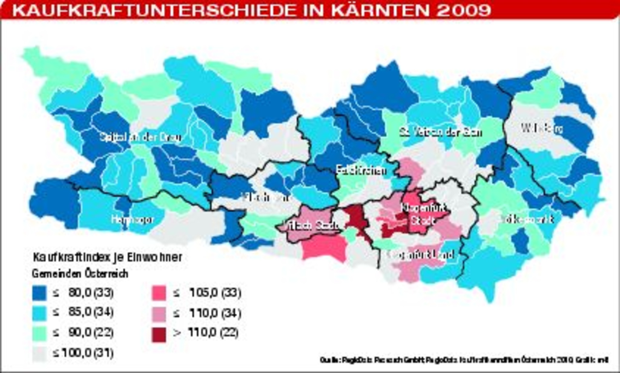 Kluft zwischen Arm und Reich - Spittal