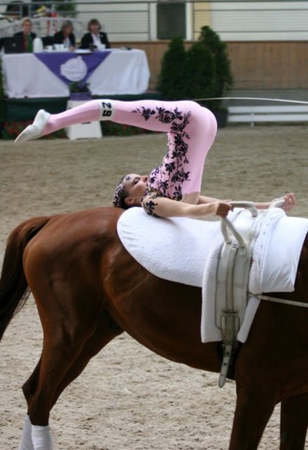 Voltigieren: Gold für Daniela Fritz bei der Heim-EM - Eisenstadt