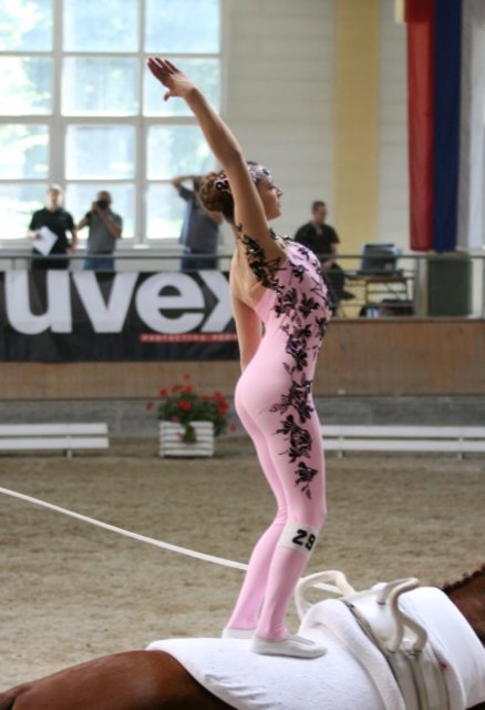 Voltigieren: Gold für Daniela Fritz bei der Heim-EM - Eisenstadt