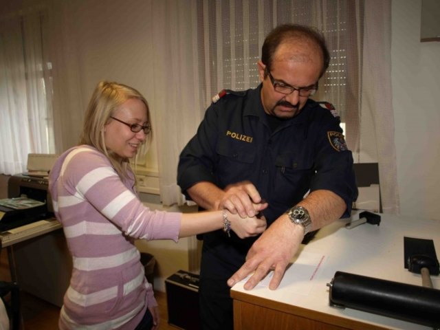 Girls day bei der Polizei in Jennersdorf - Eisenstadt