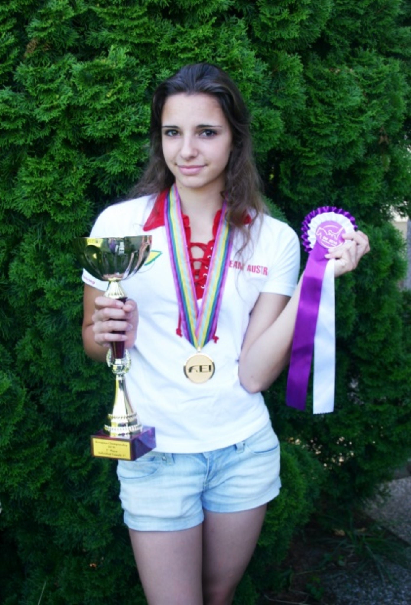 Voltigieren: Gold für Daniela Fritz bei der Heim-EM - Eisenstadt