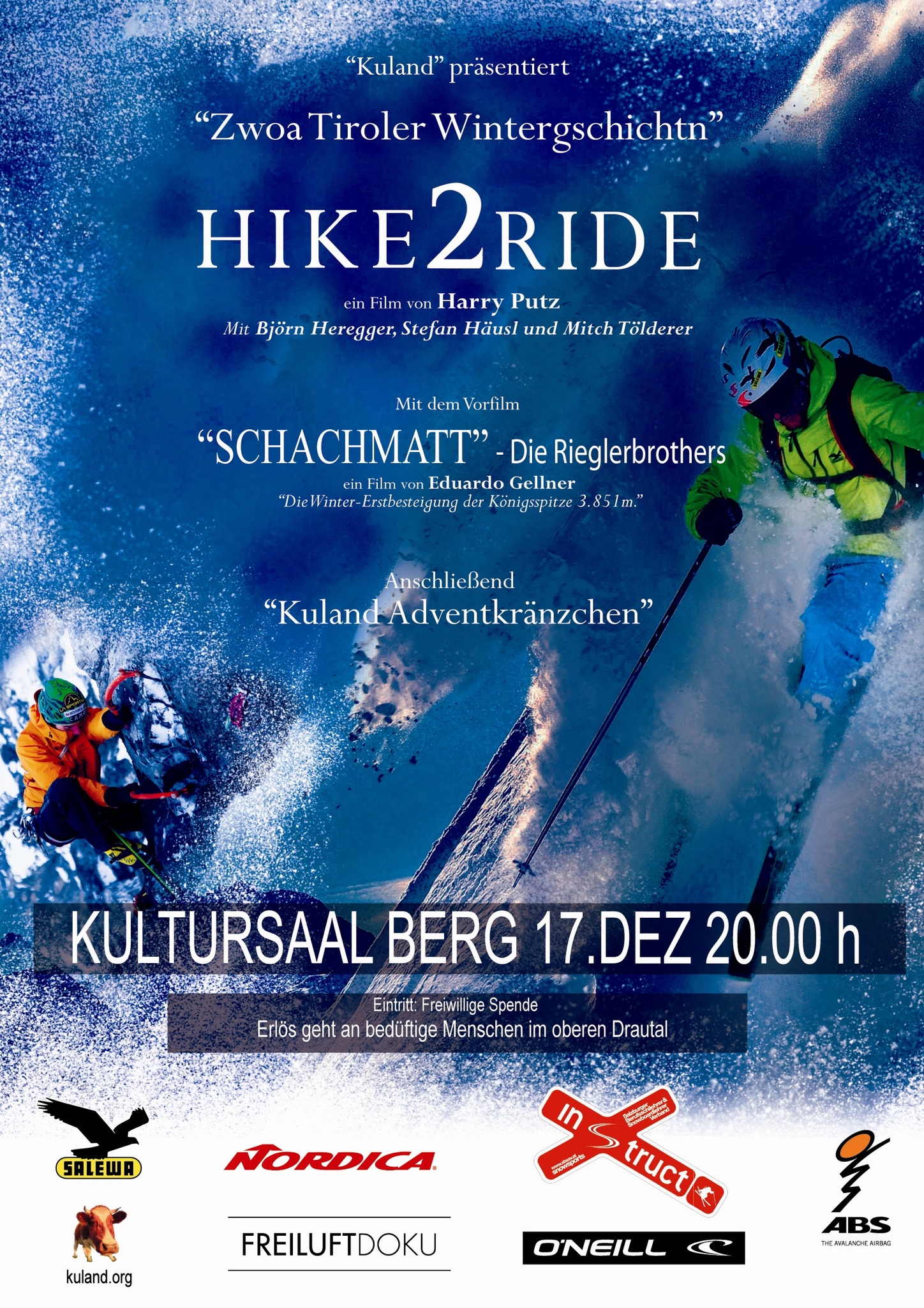 „Kuland“ präsentiert: „Zwoa Tiroler Wintergschichtn“ - Spittal