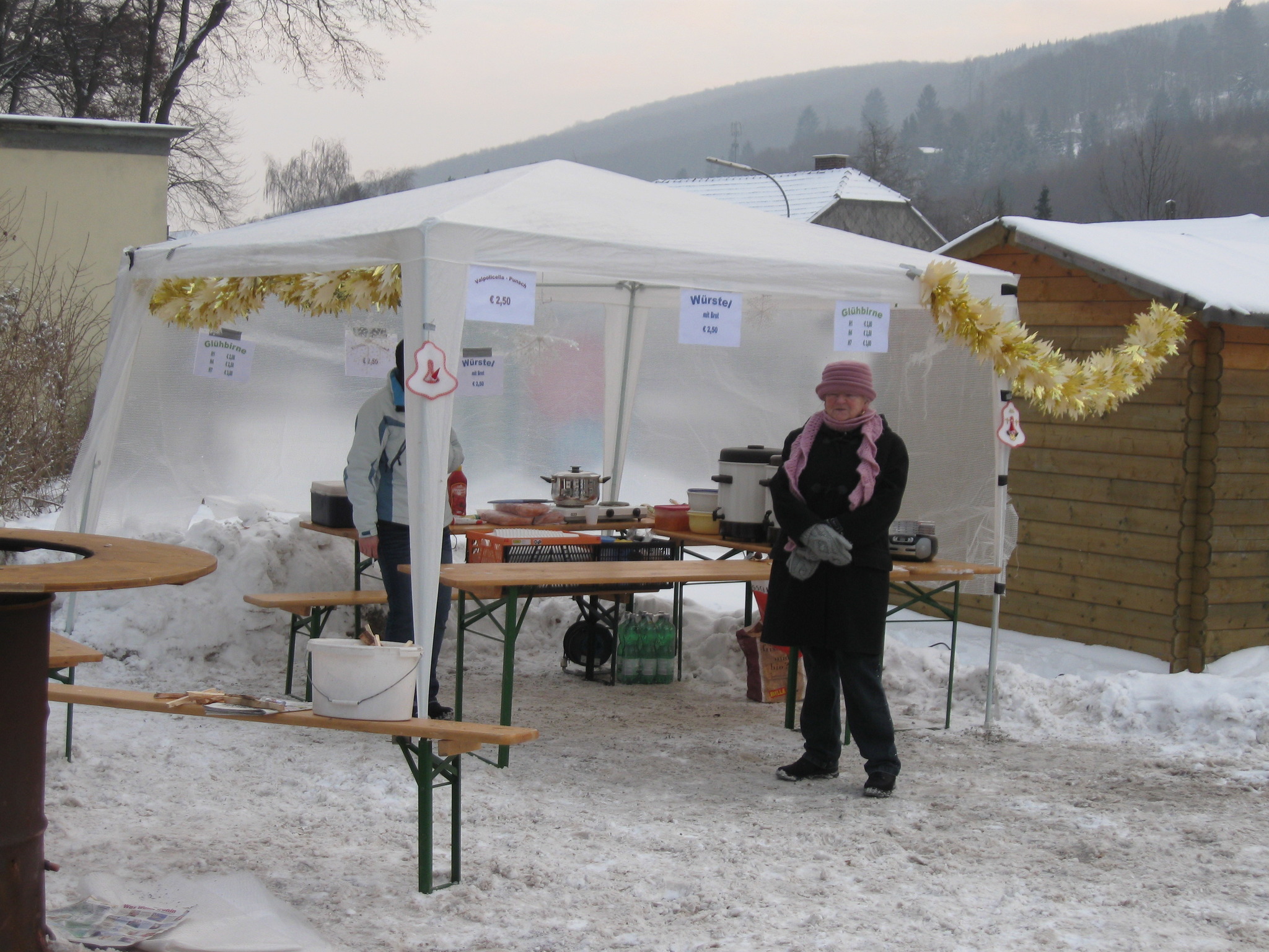 Punschstand des Italian Cars Club - Purkersdorf