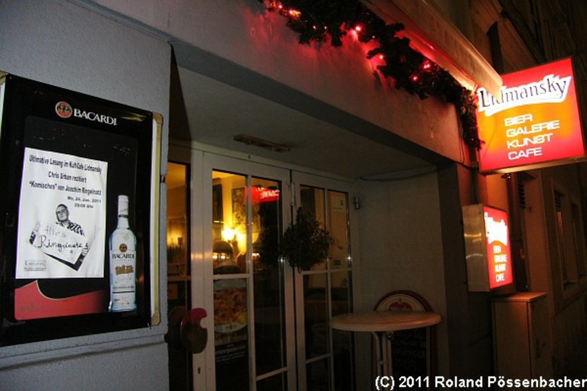 Chris Urban rezitierte Ringelnatz im Kunstcafe Lidmansky - Klagenfurt