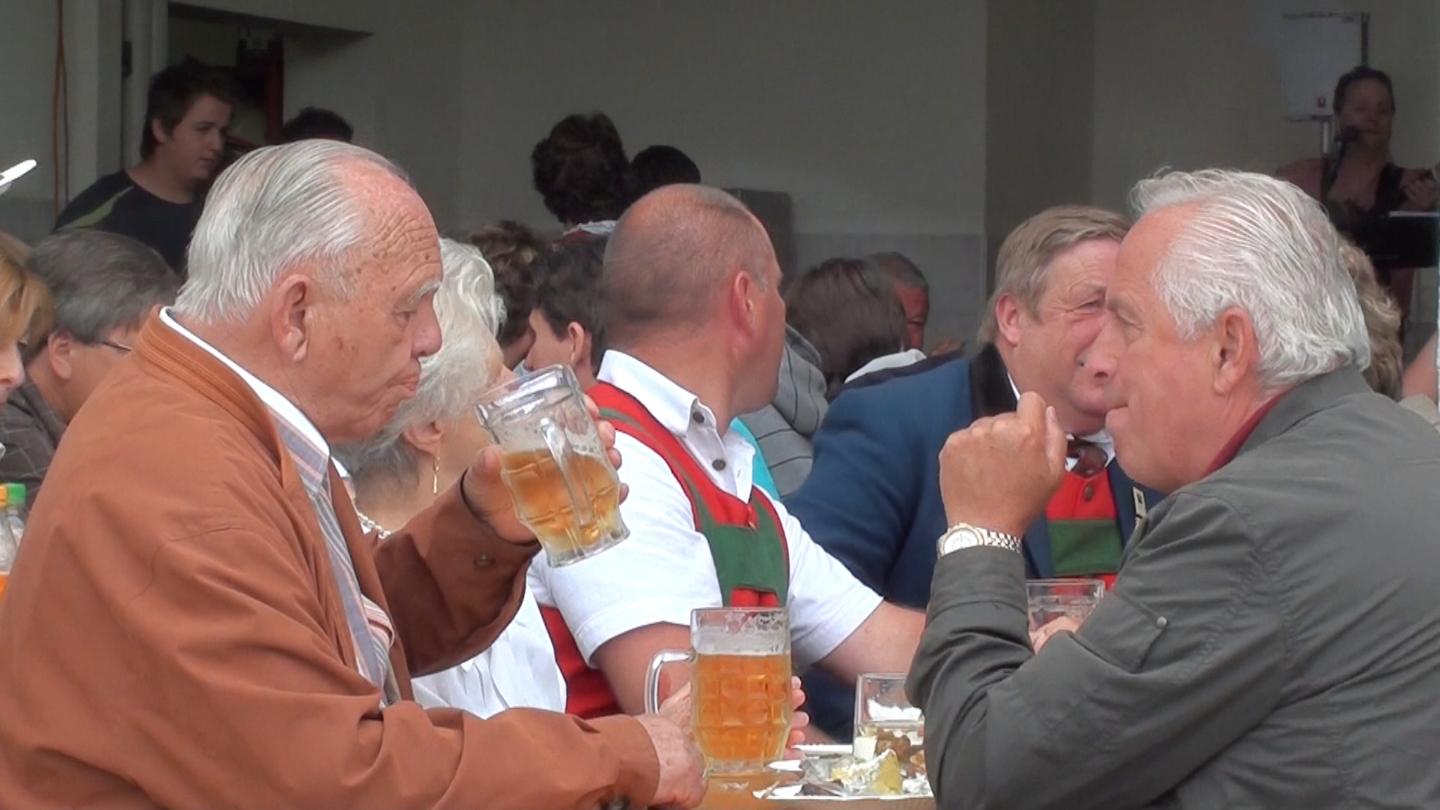 2 Altbürgermeister von Hochfilzen ( Sepp Bergmann und Arnold Hans ...