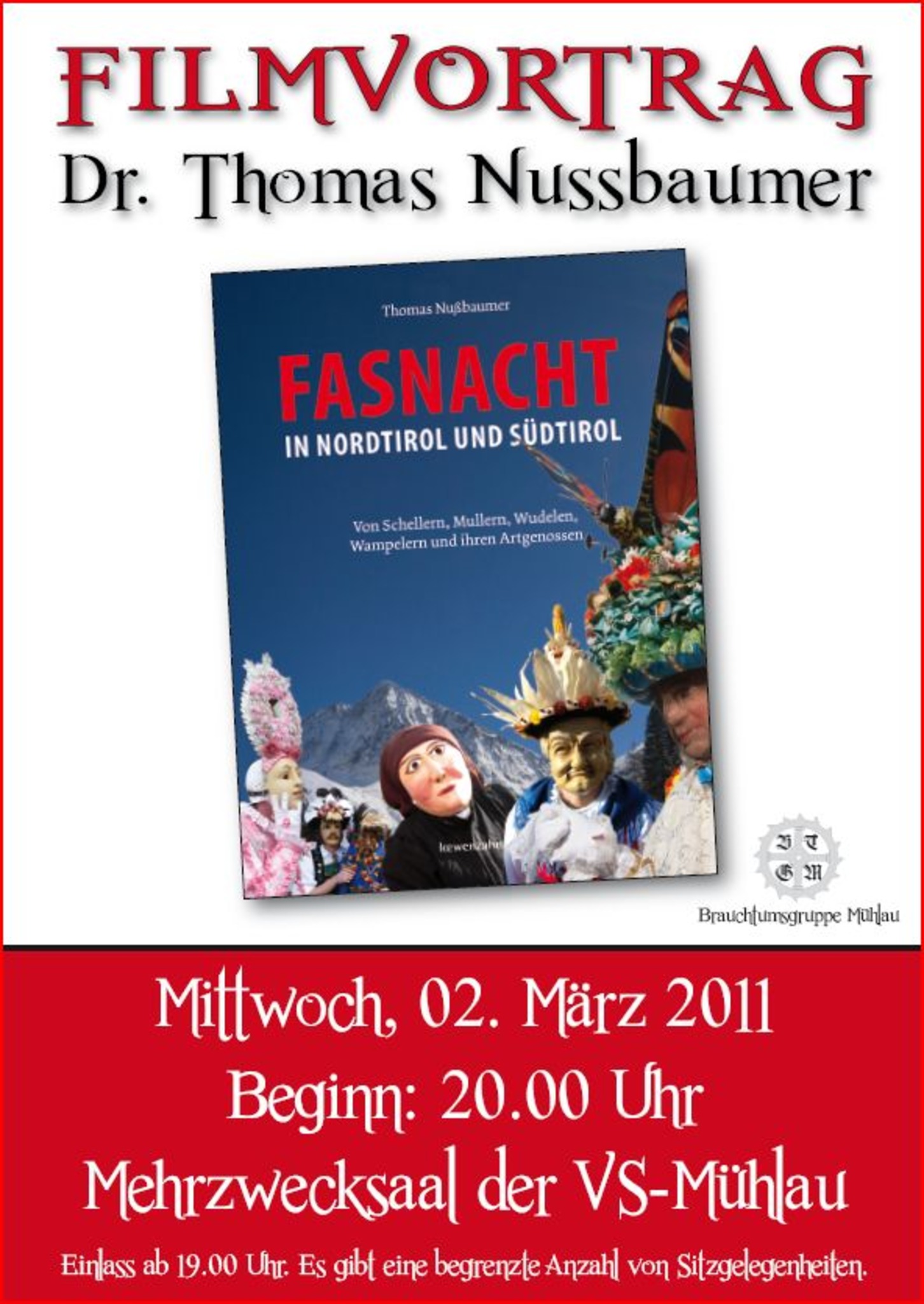 Filmvortrag Dr. Thomas Nussbaumer - Fasnacht in Nord- und Südtirol ...