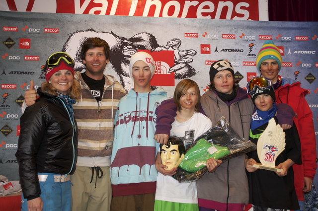 “NEWSCHOOLER des Ski-Club Arlberg im Finale in Val Thorens. - Landeck