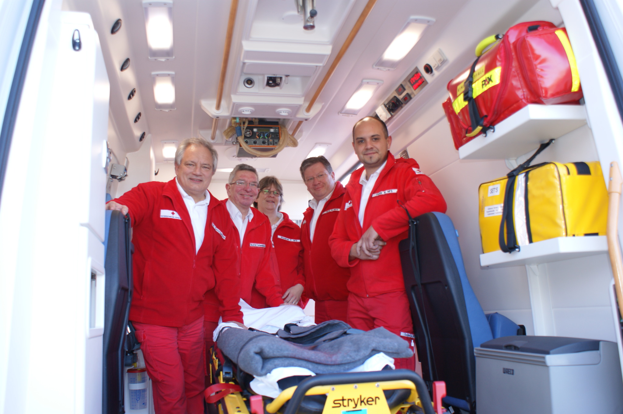 Beste Versorgung mit dem topmodernen Notarztwagen - Korneuburg