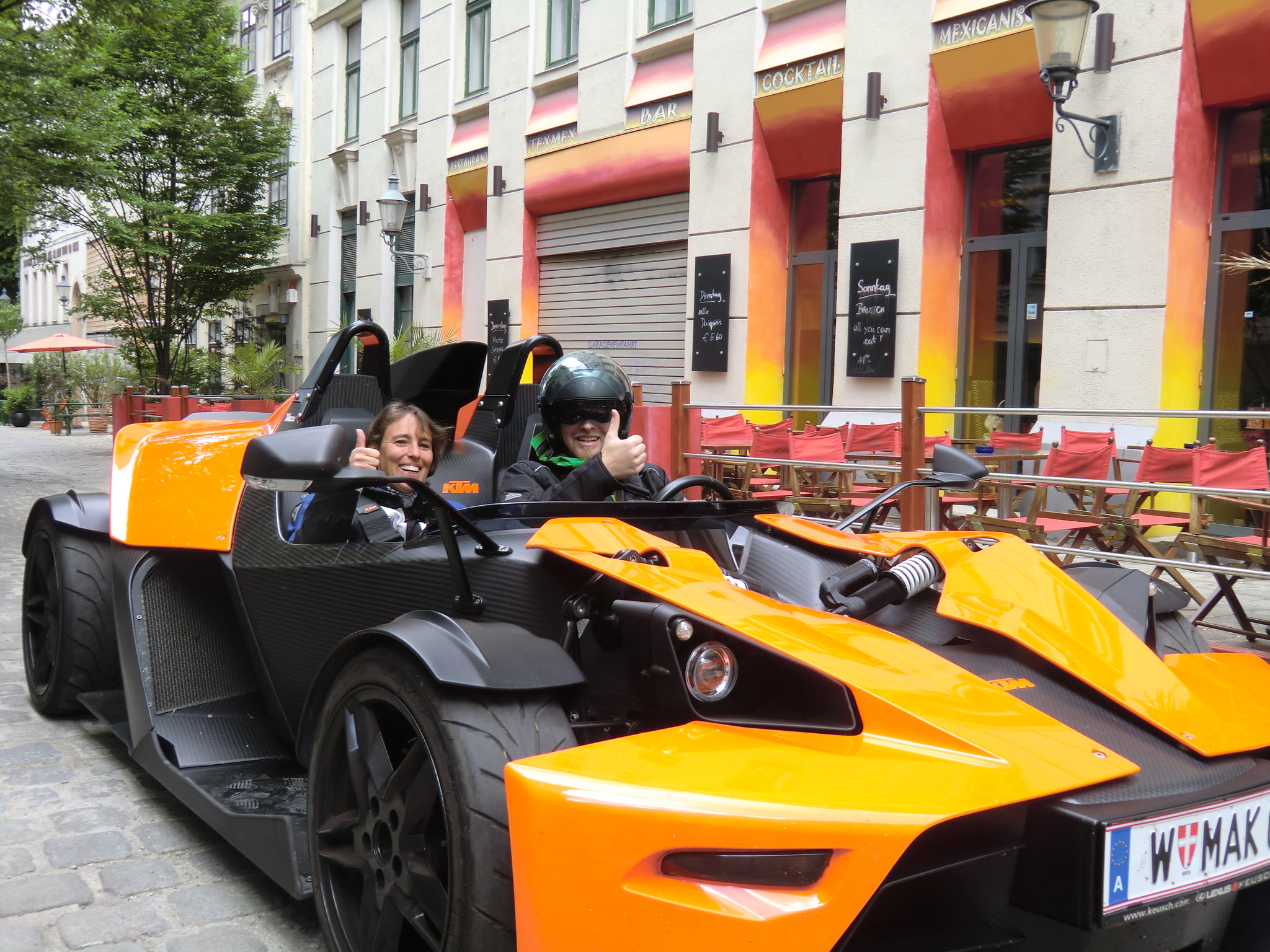 am Spittelberg gesichtet: MAK´s KTM x-box - das Motorrad im Auto ...