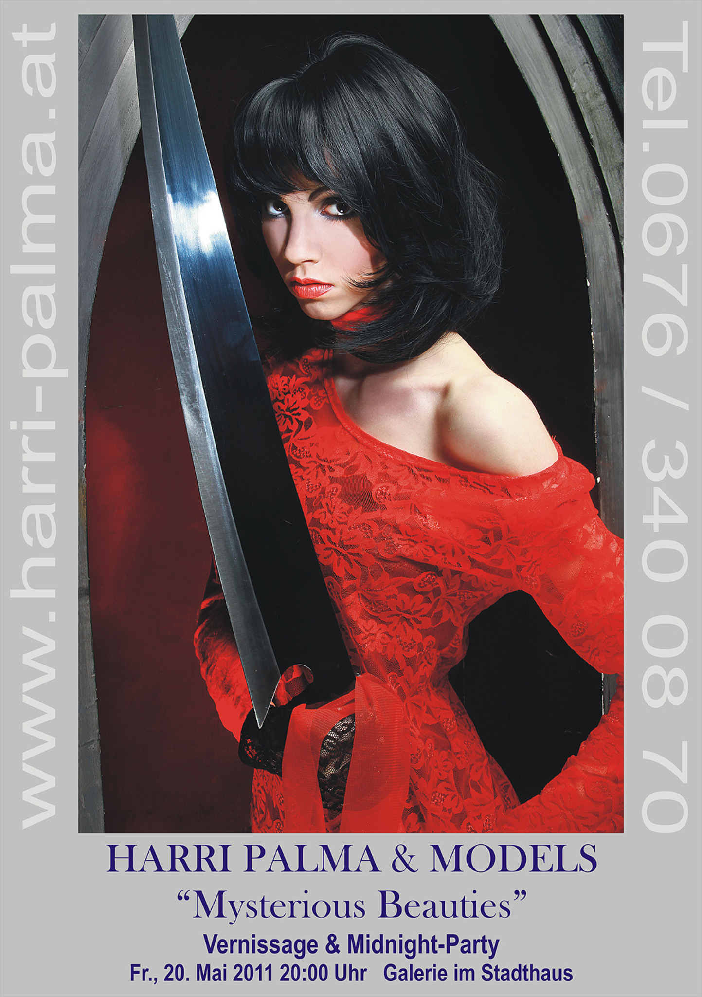 Vernissage: HARRI PALMA & MODELS "MYSTERIOUS BEAUTIES" - Klagenfurt
