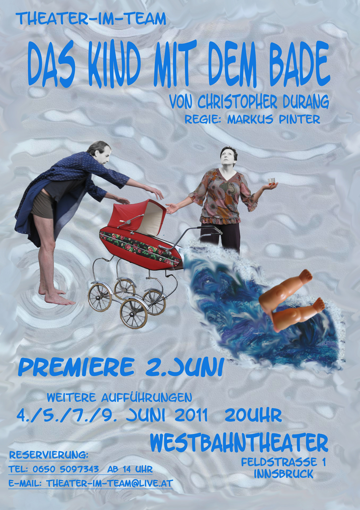 Theater-im-Team präsentiert 'Das Kind mit dem Bade' am 02., 04., 05 ...