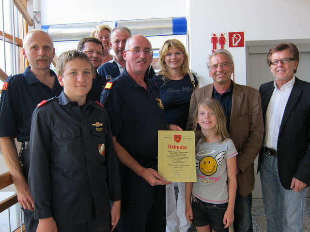 Dank und Anerkennung nach Großbrand - Herzogenburg/Traismauer