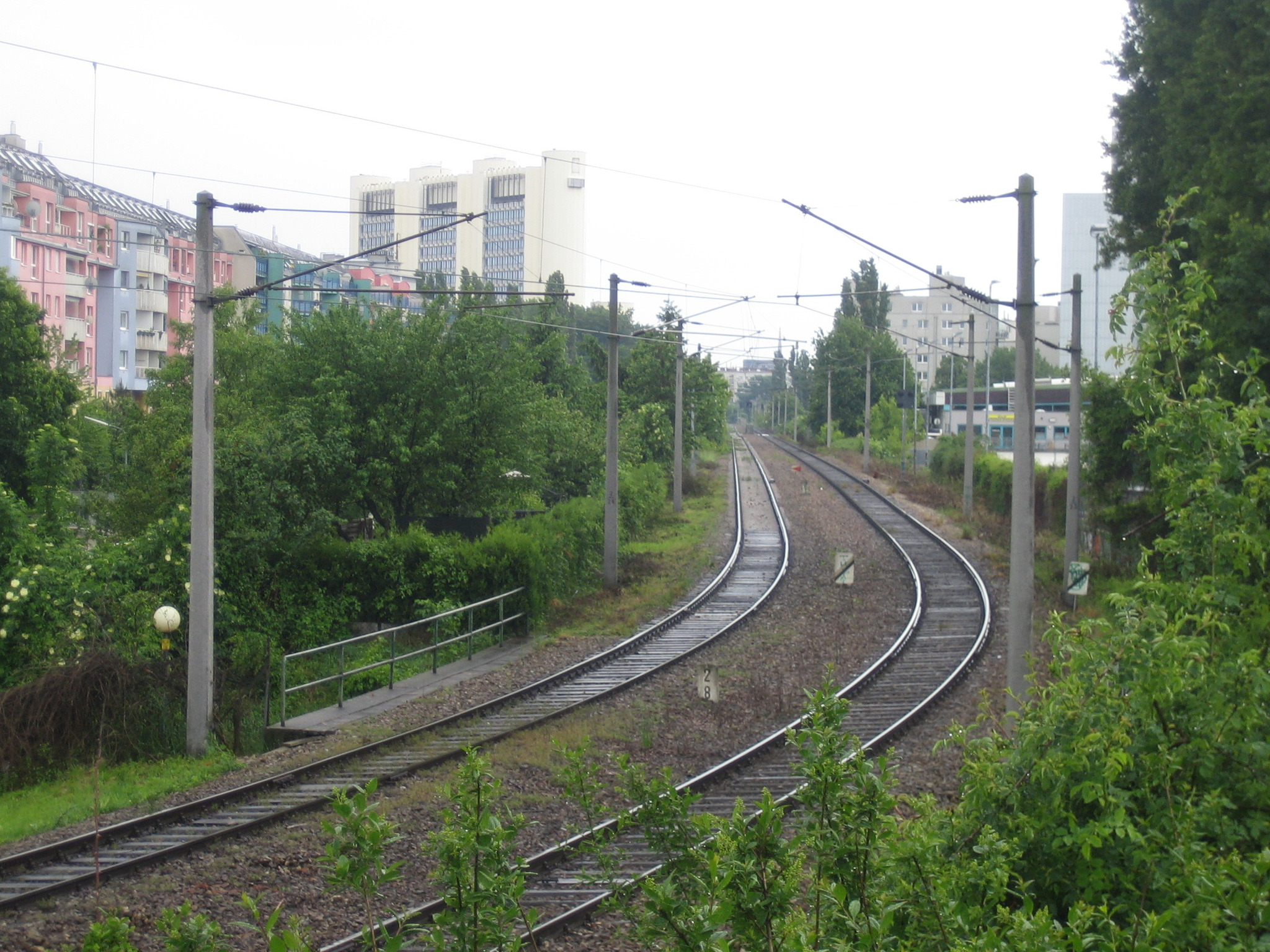 Neuer Radweg am Bahndamm - Brigittenau