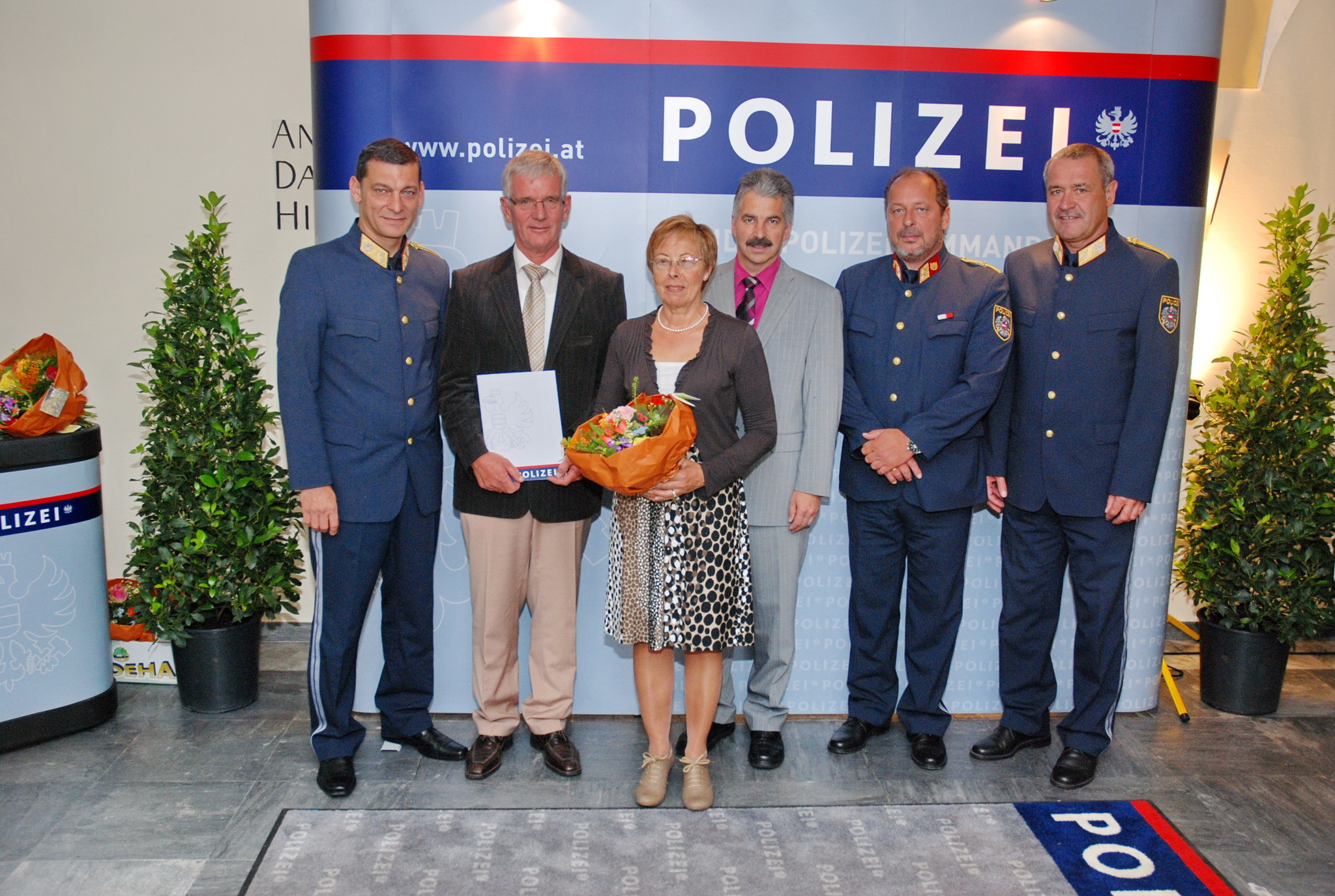 Ehrungsfeier beim Landespolizeikommando Tirol - Imst