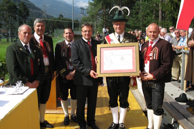 Siegfried Stigger - Ehrenstabführer des Musikbezirkes Silz - Imst