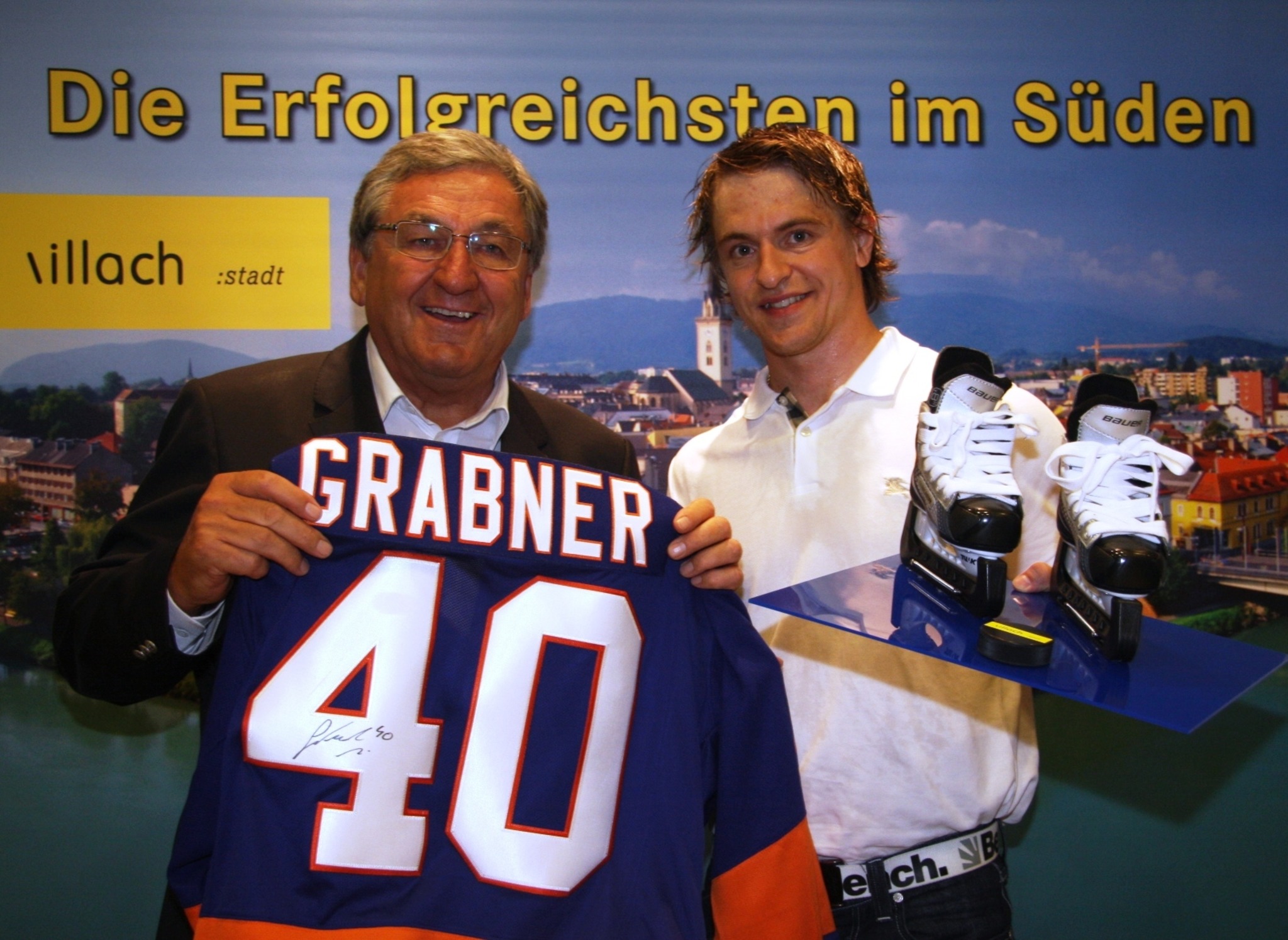 Empfang für „NHL-Superstar“ Michael Grabner - Villach