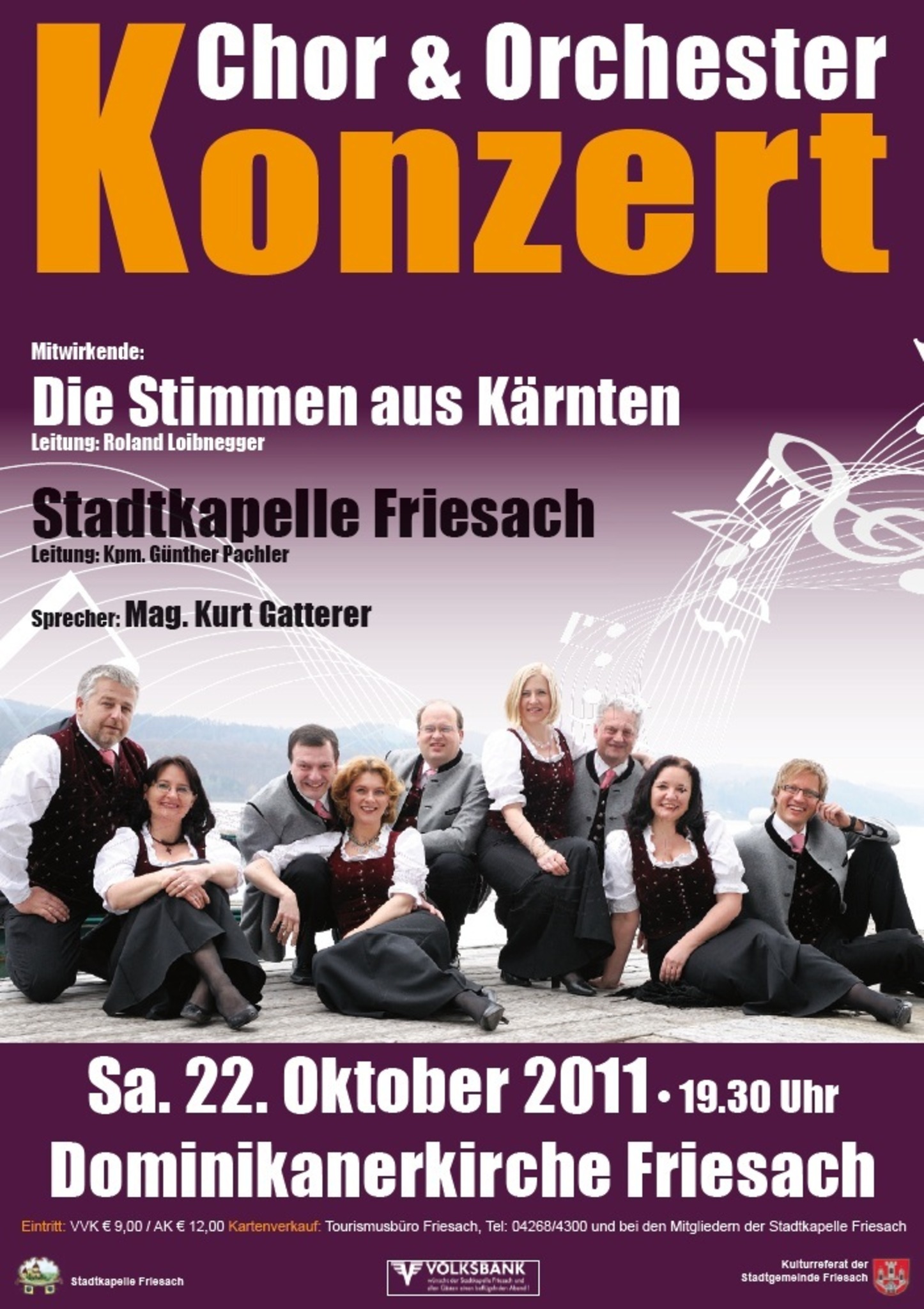 Chor- und Orchesterkonzert Stadtkapelle Friesach - St. Veit