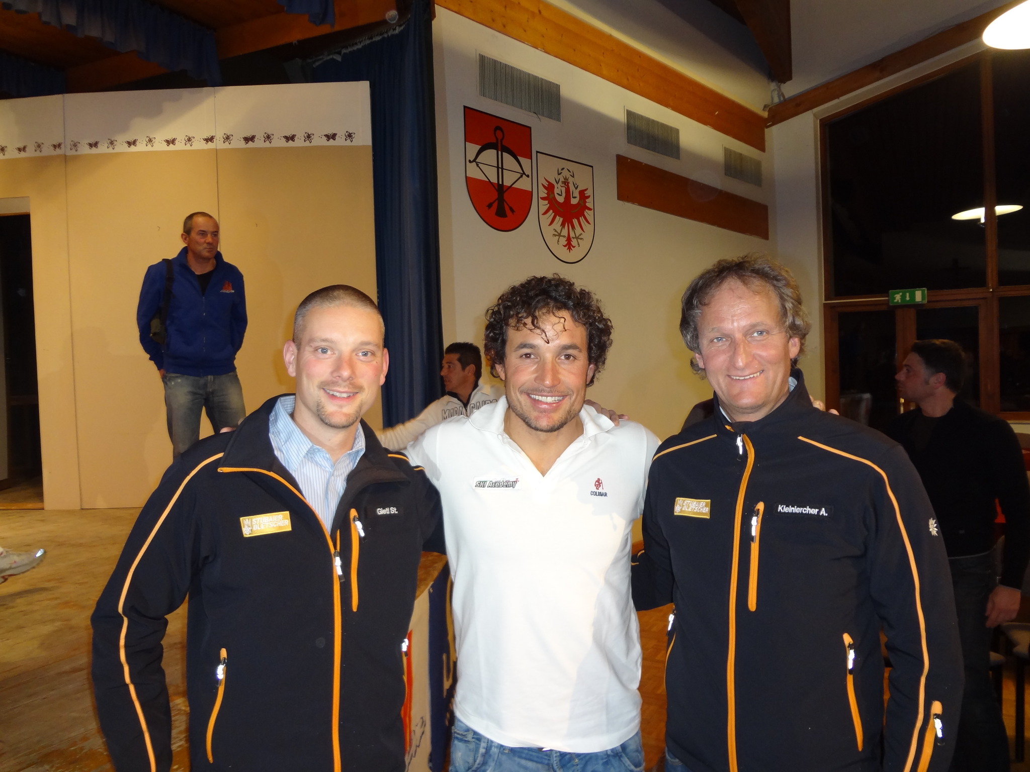 Weltcupsieger Giorgio Rocca mit Italian Ski Academy am Stubaier ...