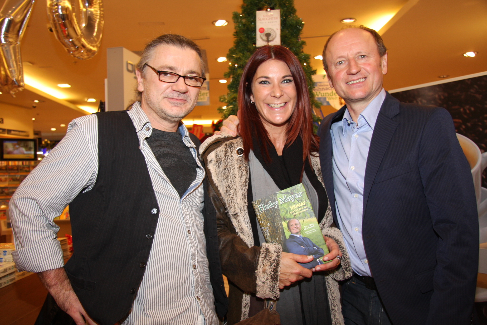 Buchpräsentation von Huby Mayer und Autor Christian Lehner - Villach