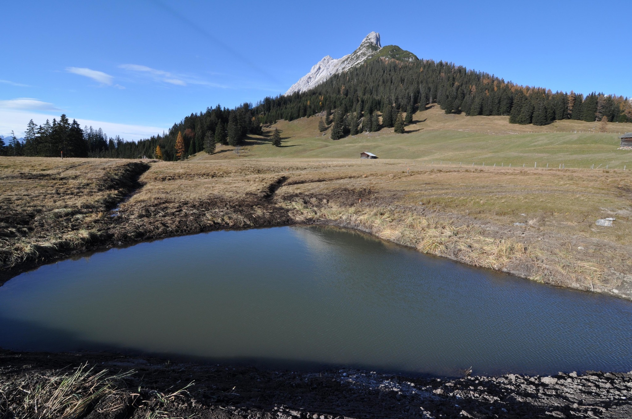 Aus Schlammloch wurde wieder ein See - Hall-Rum