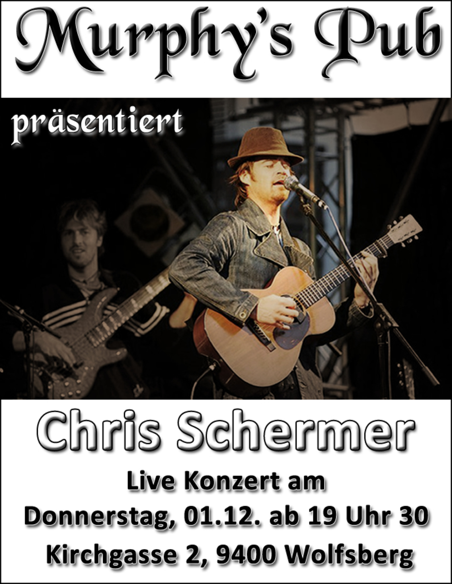 Live Konzert mit Chris Schermer - Lavanttal