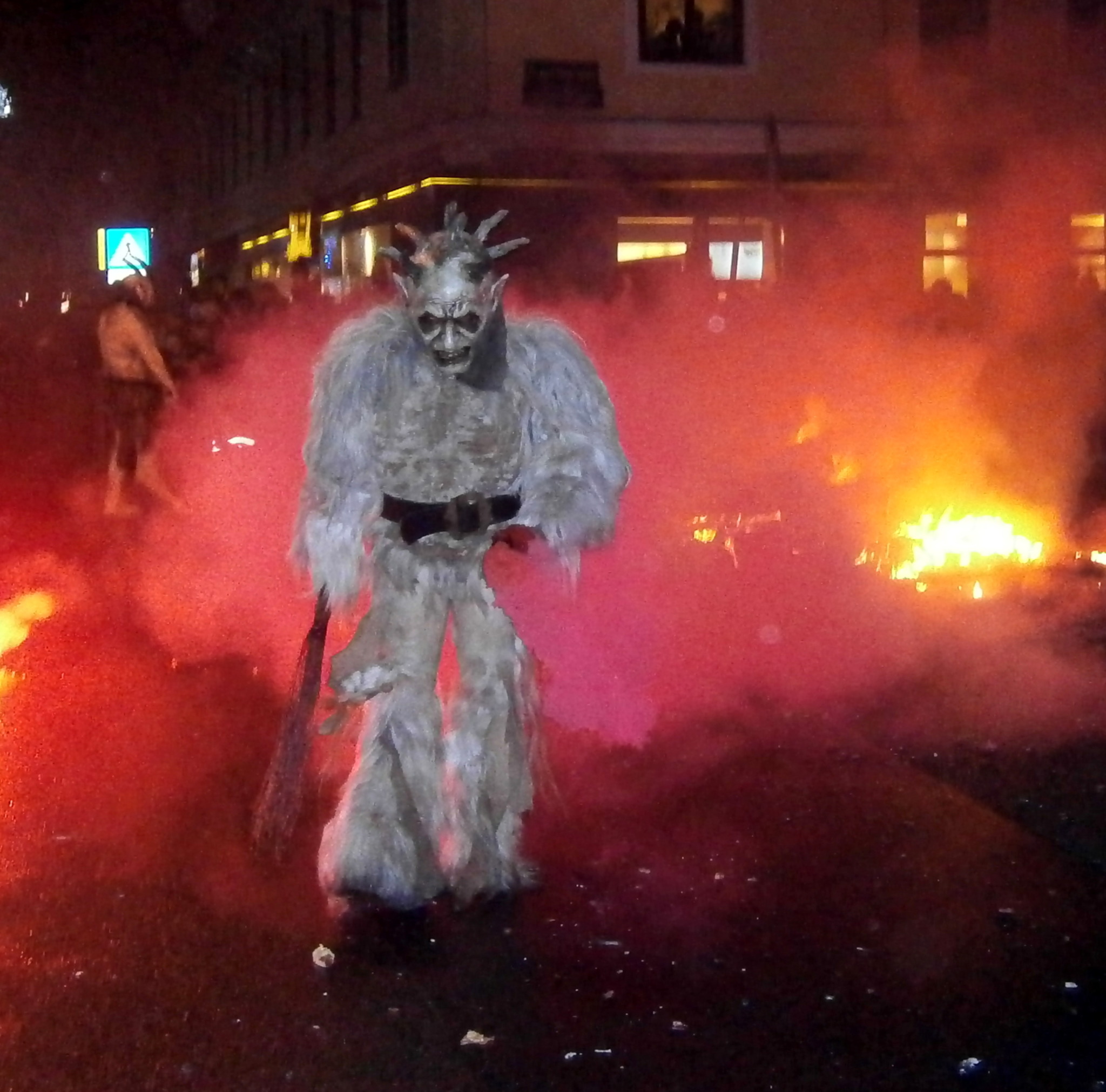 Perchten heute in Wien Obkirchergasse - Döbling