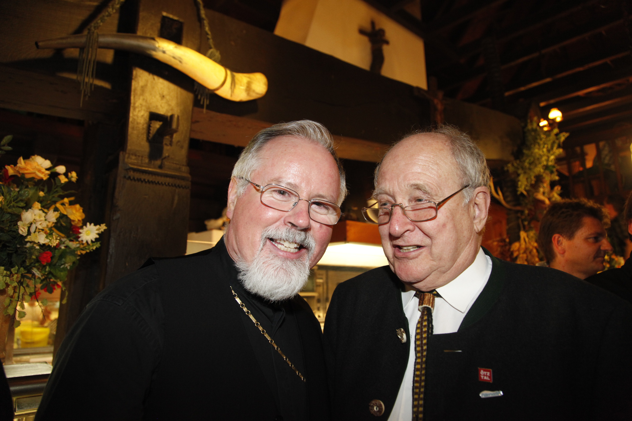 Abt German Erd in der "Pension" - Imst