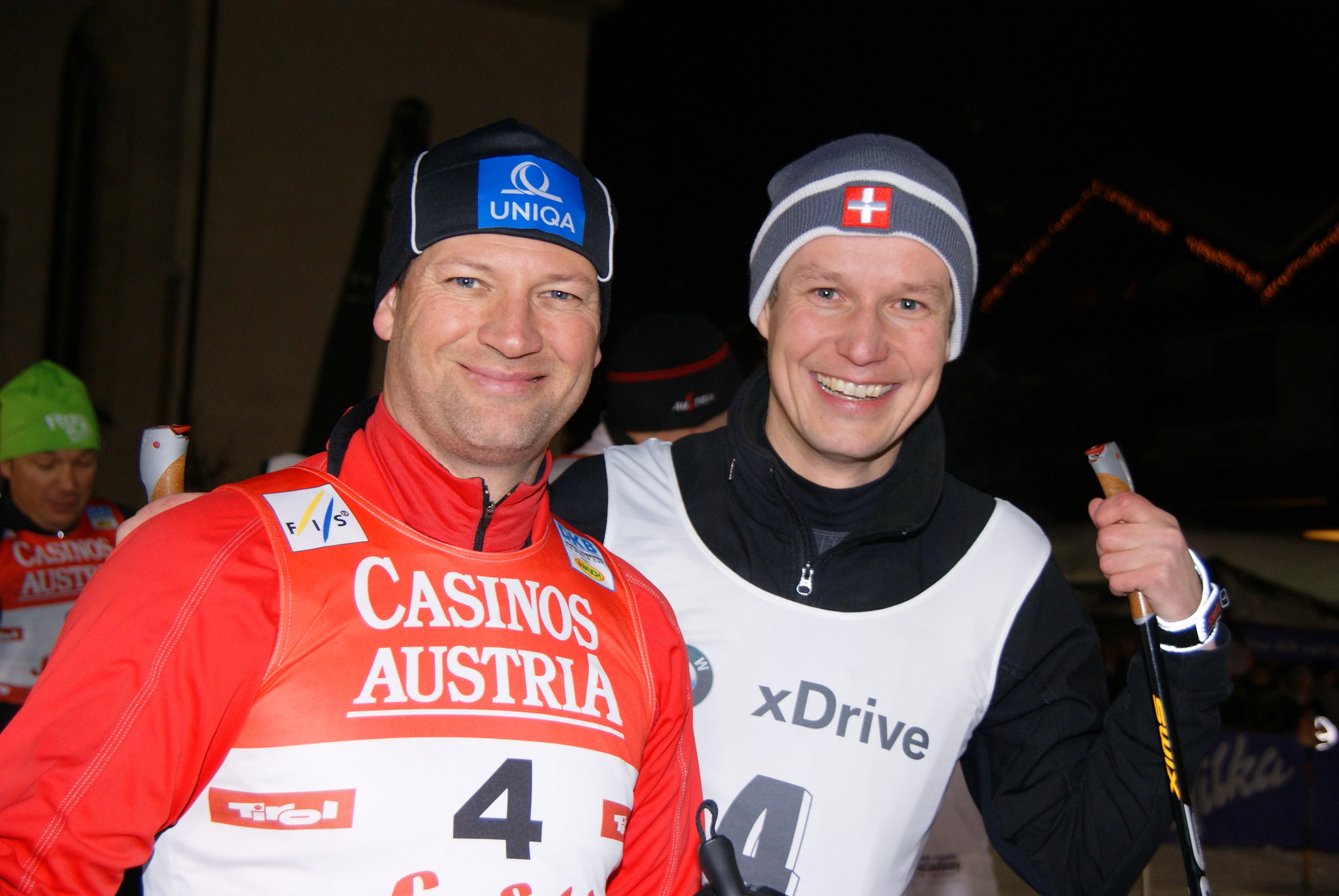 Spogger 2012 beim Promi-Biathlon in Seefeld - Hall-Rum