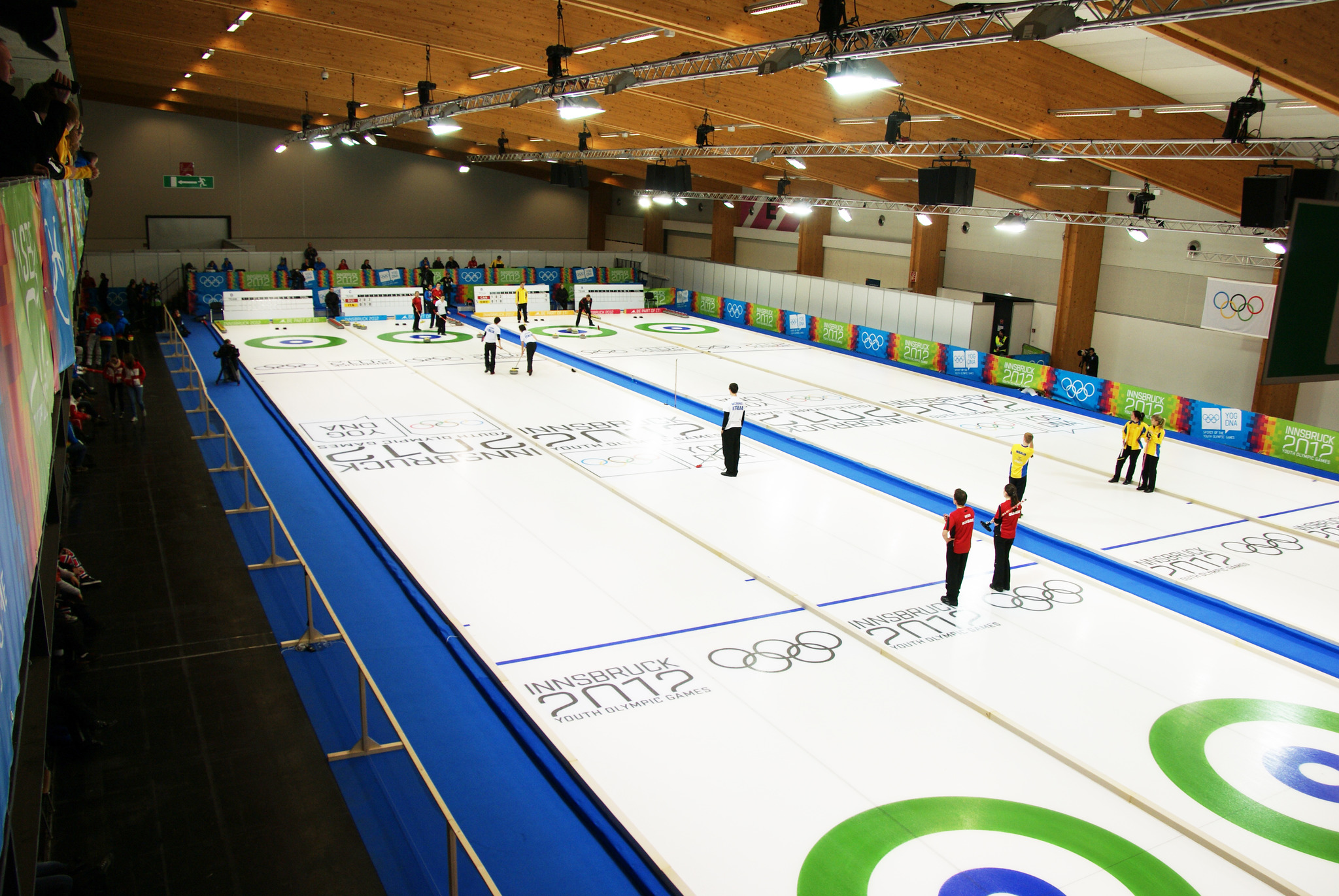 Curling Gold steht fest - Curling kann auch spannend sein - Hall-Rum