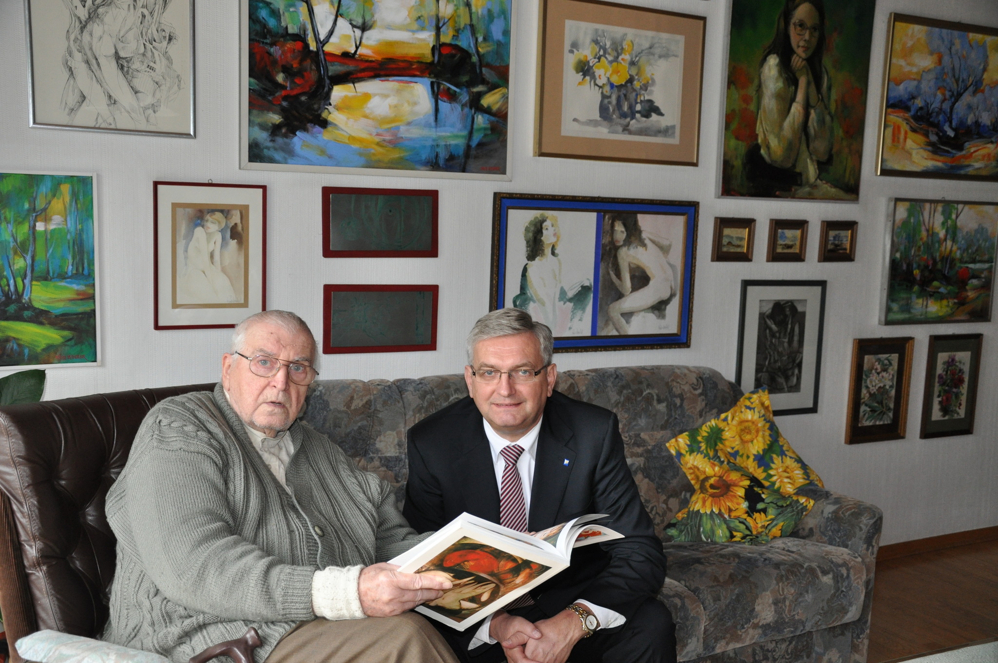 Hohe Auszeichnung für den Maler und Graphiker Fritz Laderer - Tulln