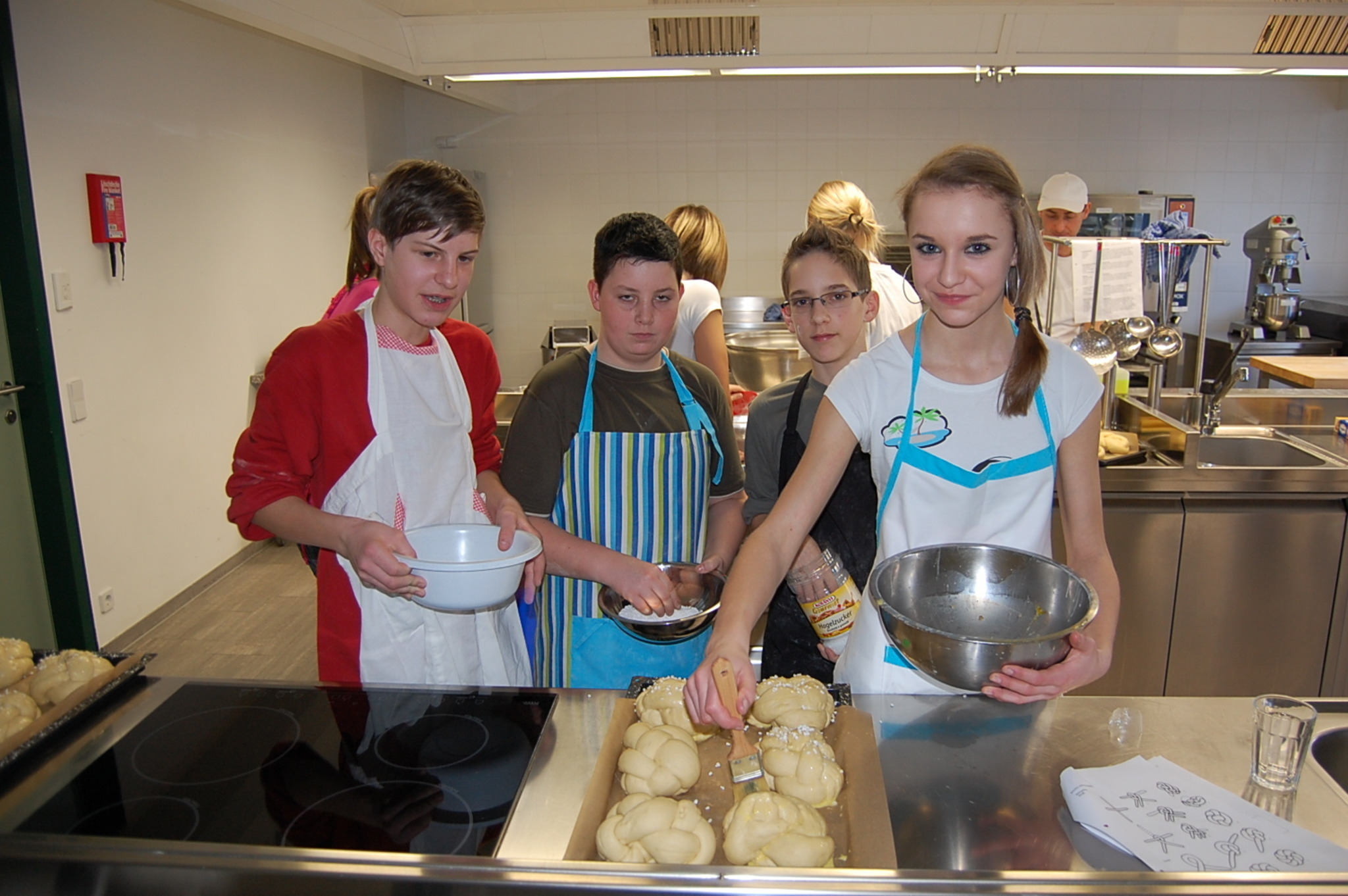 Schüler kochen mit Schülern - St. Veit