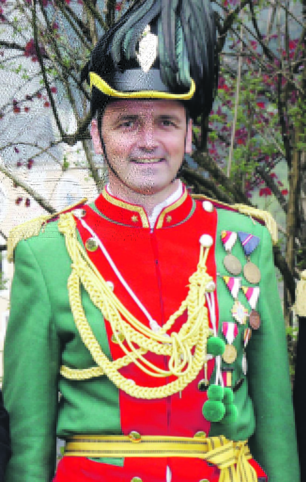 Schützen stehen vor ihm stramm! - Feldkirchen