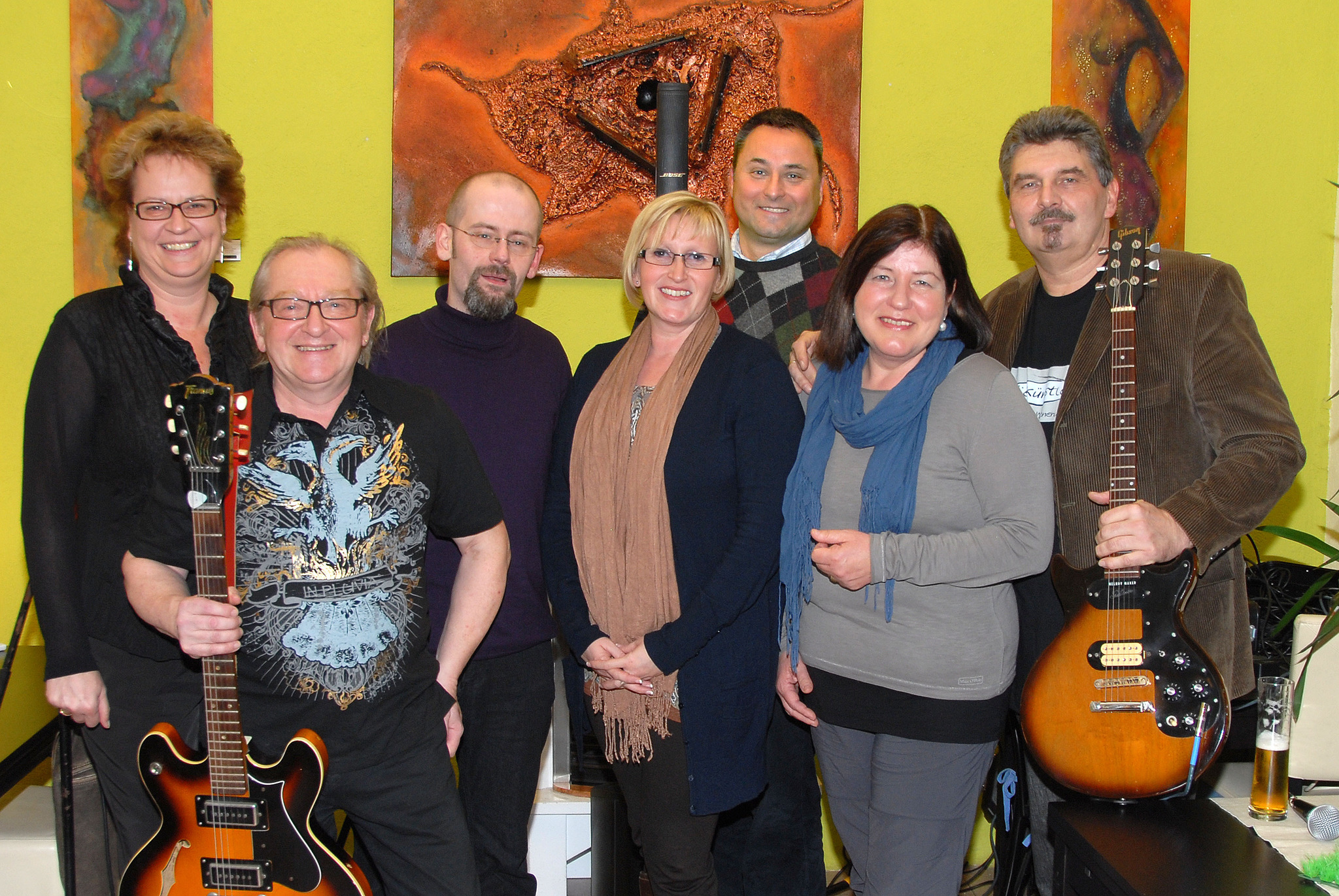 Vernissage von Thomas Bierbaum im Gablitzer Dorfcafe - Purkersdorf