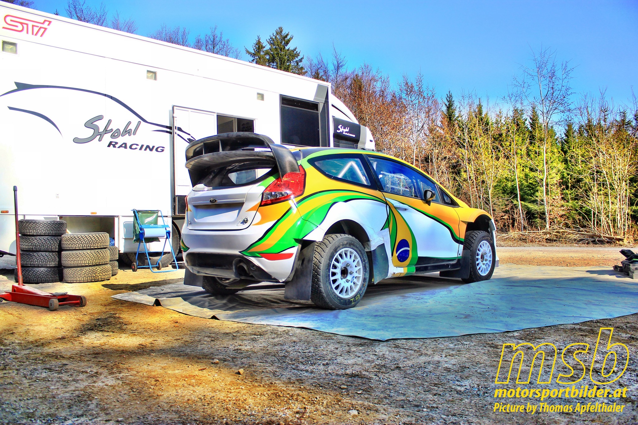 Brazil World Rally Team test im Waldviertel - Gmünd