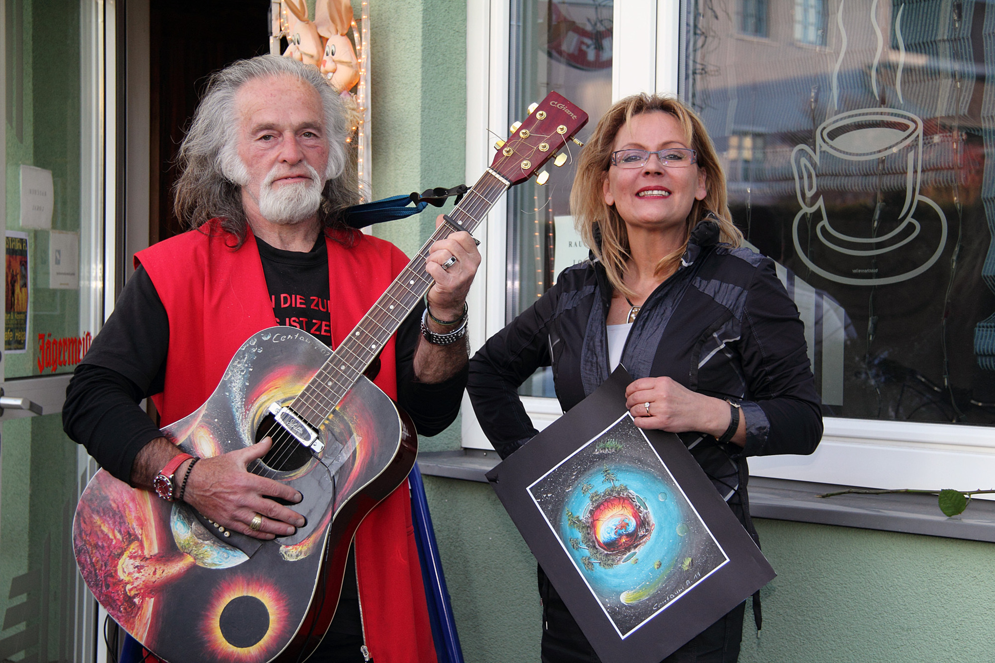 Künstler ALPHA CENTAURI im CAFE HELGA - Klagenfurt