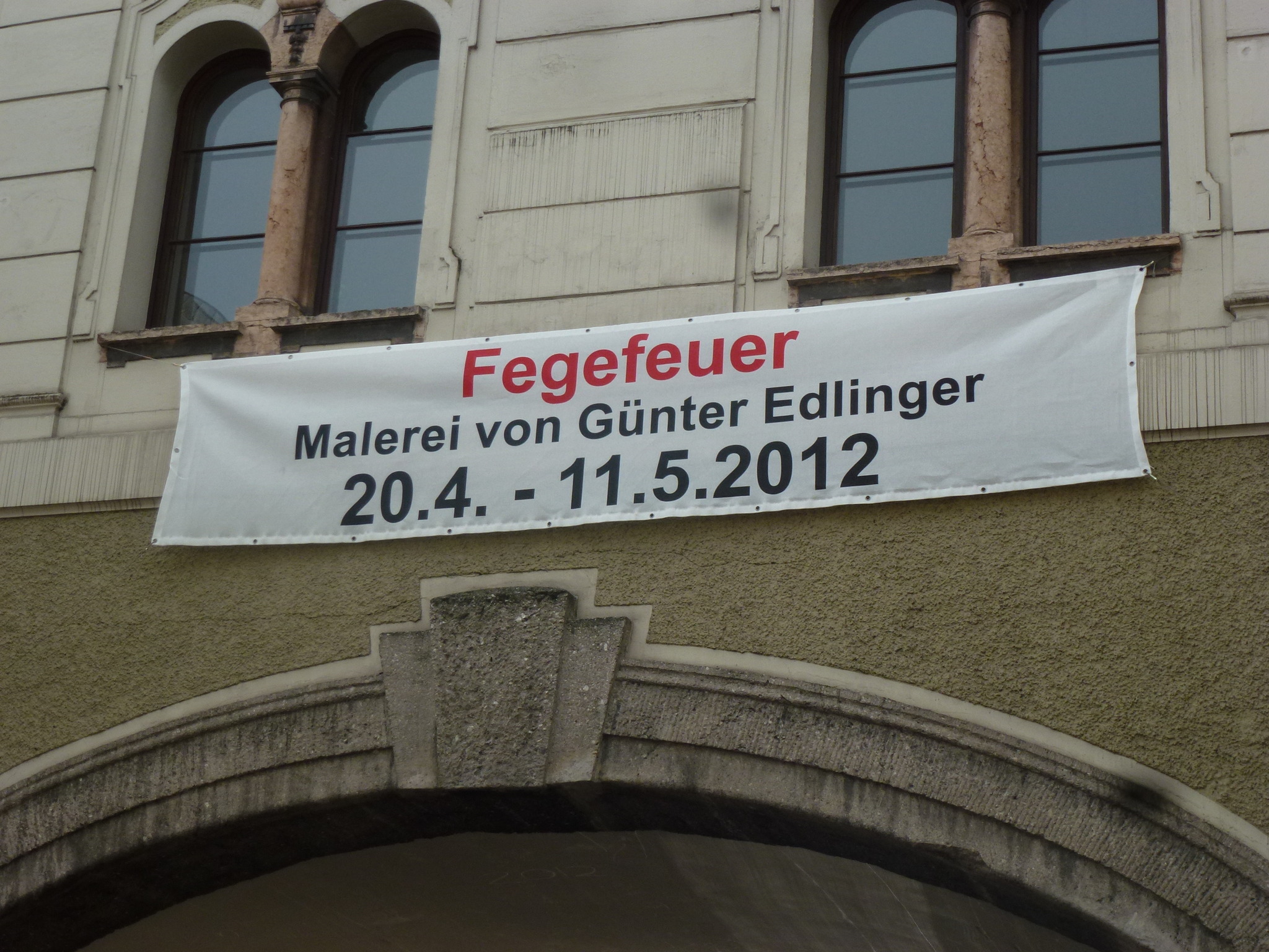 Günther Edlinger Ausstellung "FEGEFEUER" Eine künstlerische ...