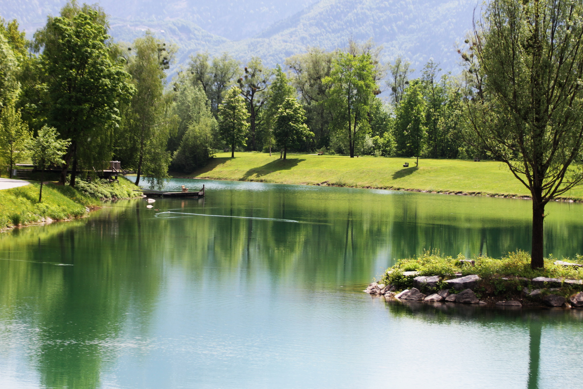 der Badesee in Kuchl - Tennengau