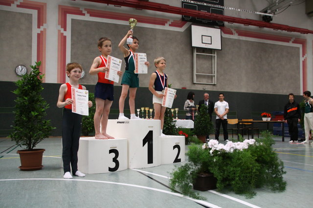 Erfolgreiche Turner des Welser Turnverein beim OÖFT Kinder- und Jugend-Landesmeisterschaften im ...