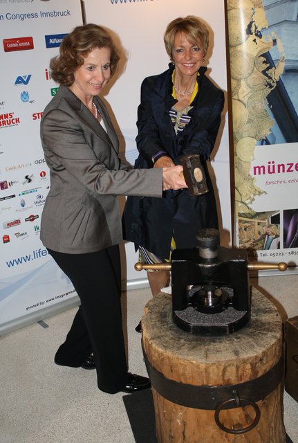 Life Award Münzprägung - Hall-Rum