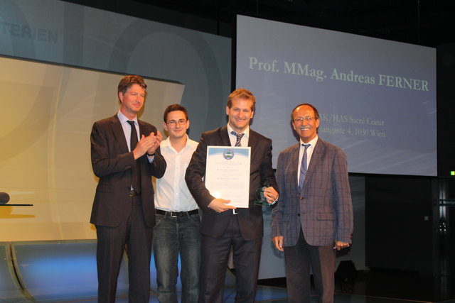 Andreas Ferner ist Teacher of the year - Landstraße