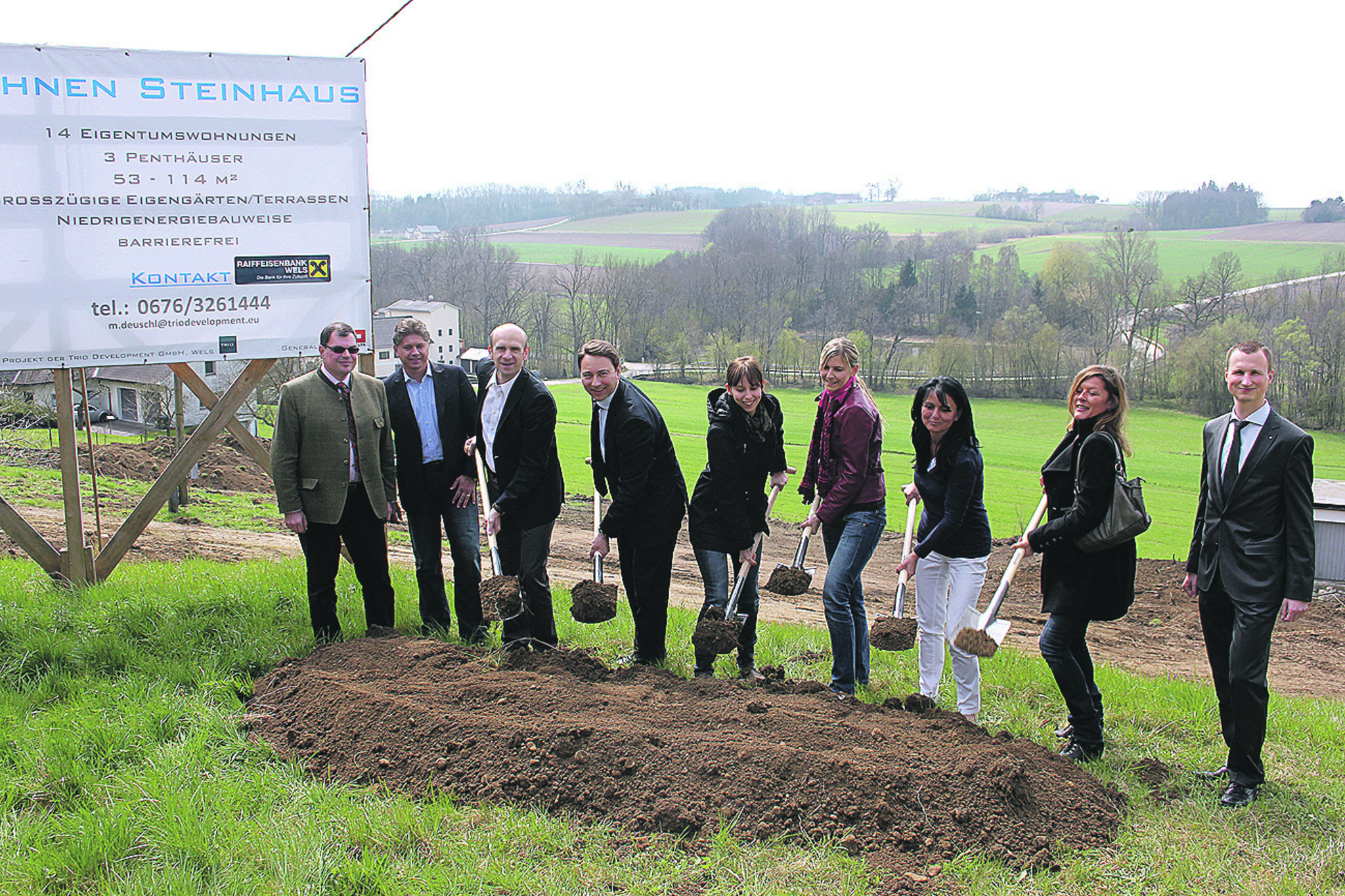 Realisierung des „Panoramawohnen Steinhaus“ schreitet voran - Wels & Wels Land