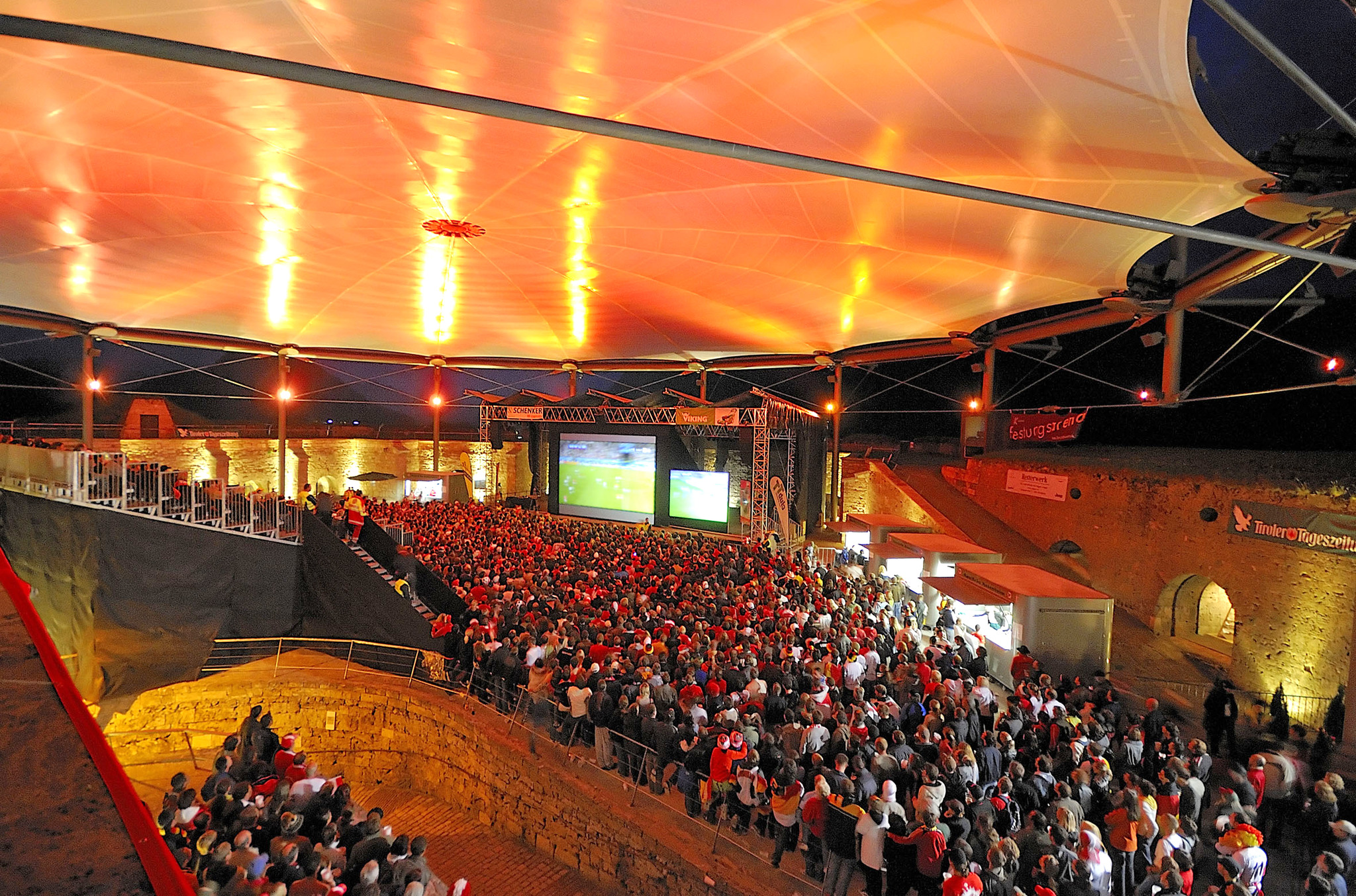 "Stadionfeeling" auf der Festung Kufstein - Kufstein