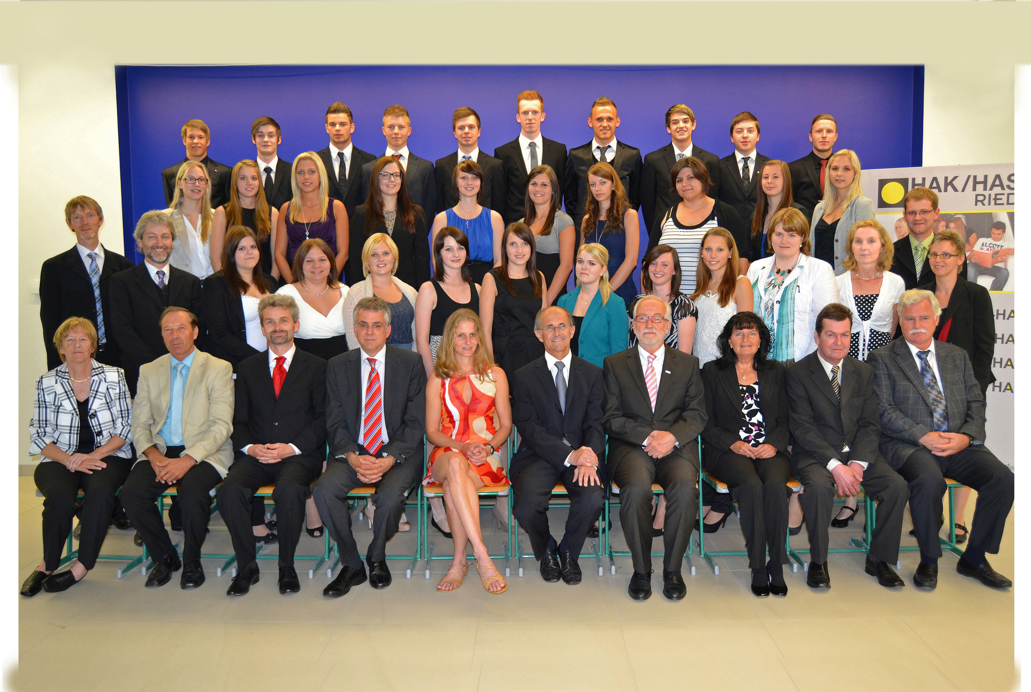 Maturafotos der BHAK/HAS Ried 2012 - Klasse 5AK - Ried