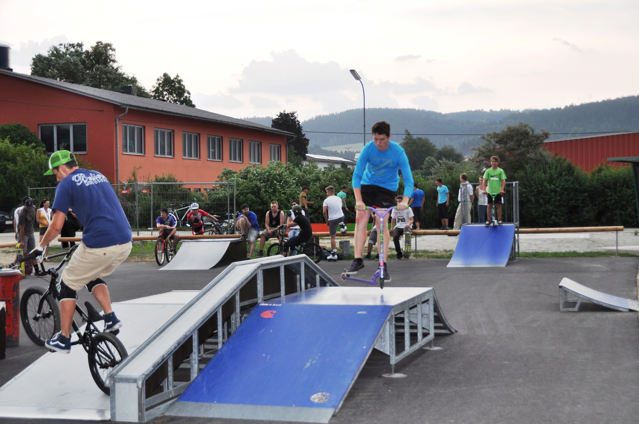 Ein „Turn“ auf frischem Asphalt - Freistadt