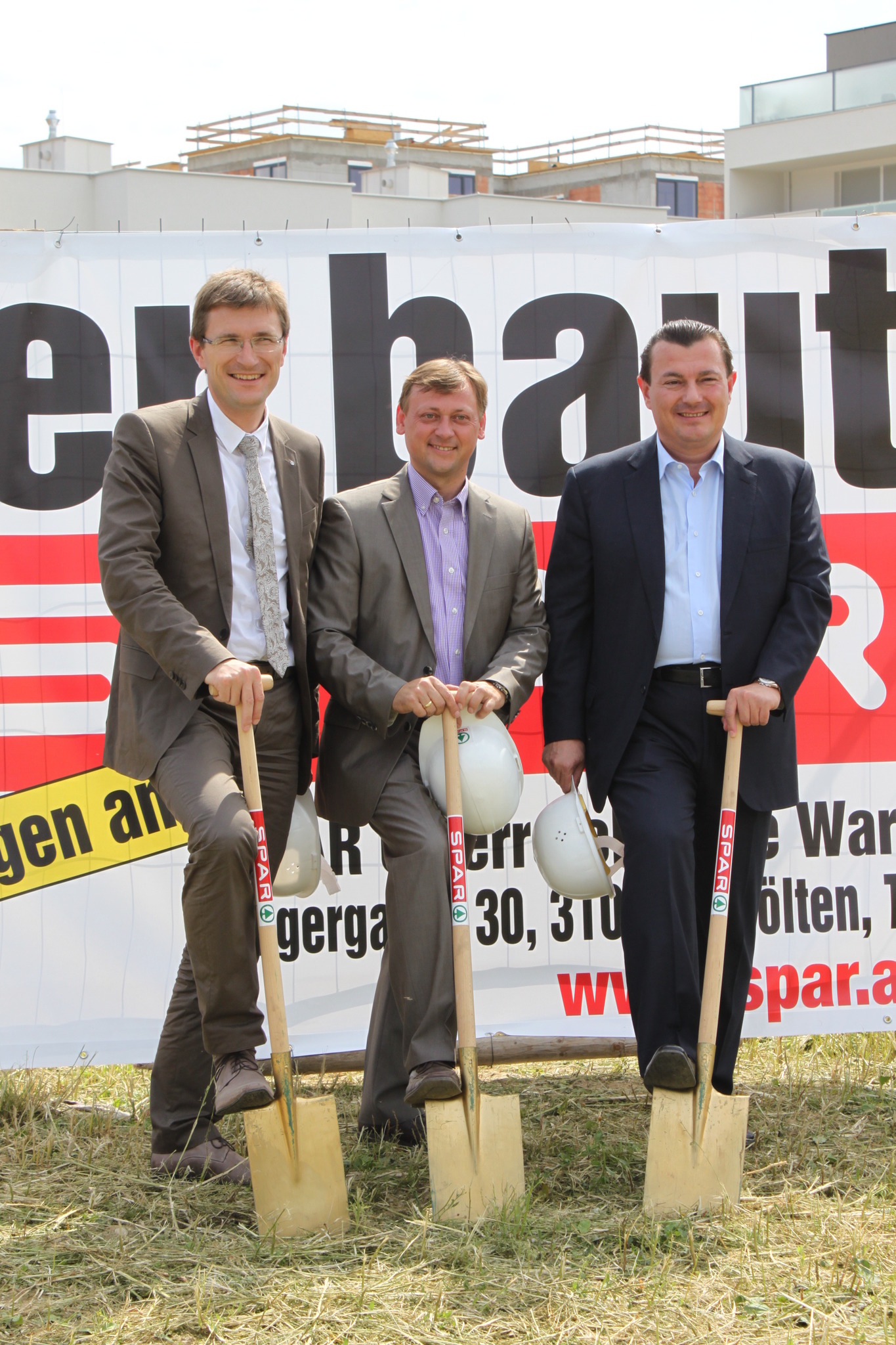 Spatenstich für den neuen Spar-Markt - Tulln