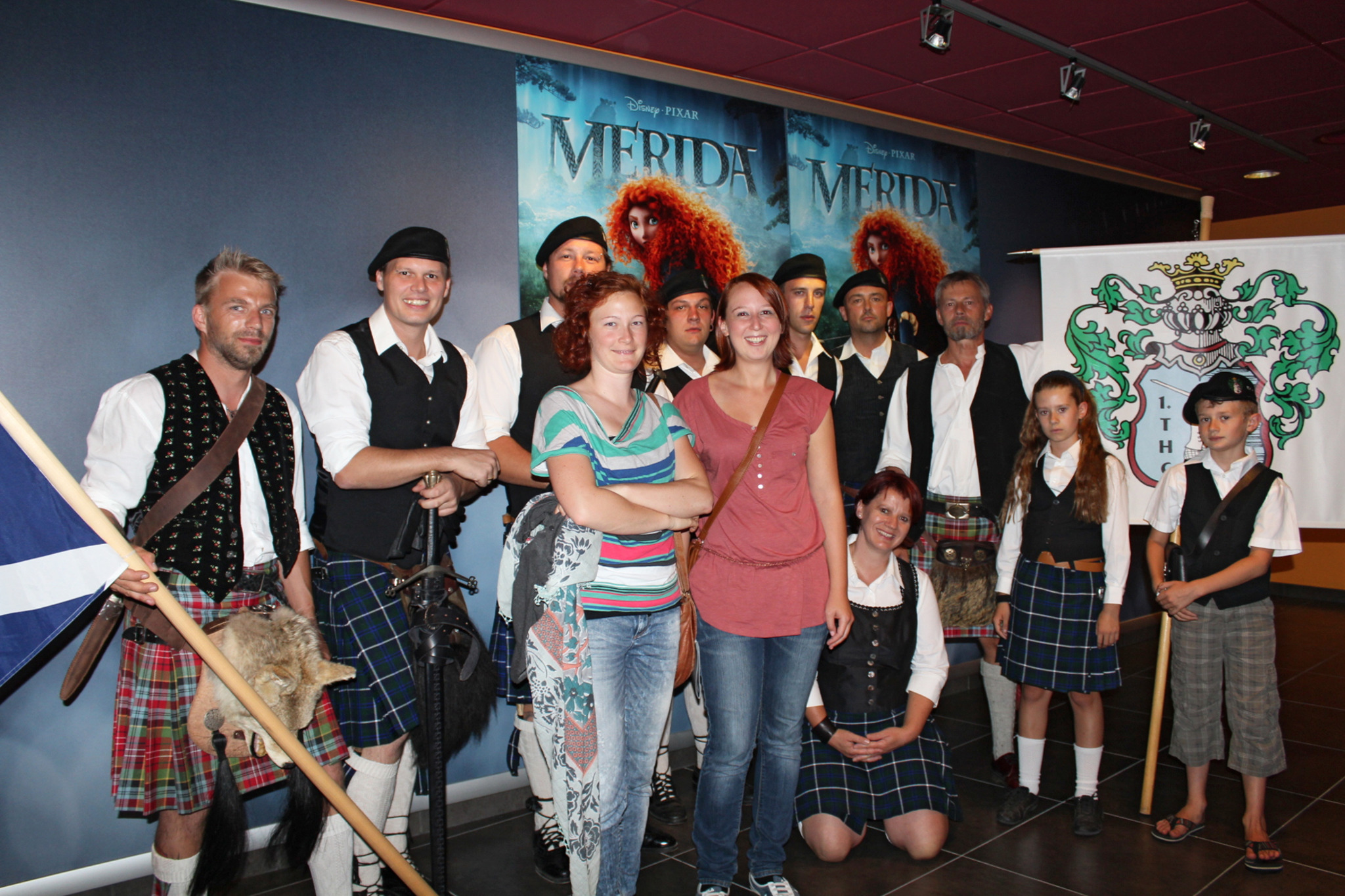 Merida Premiere mit schottischer Kilt Dance Show - Ried