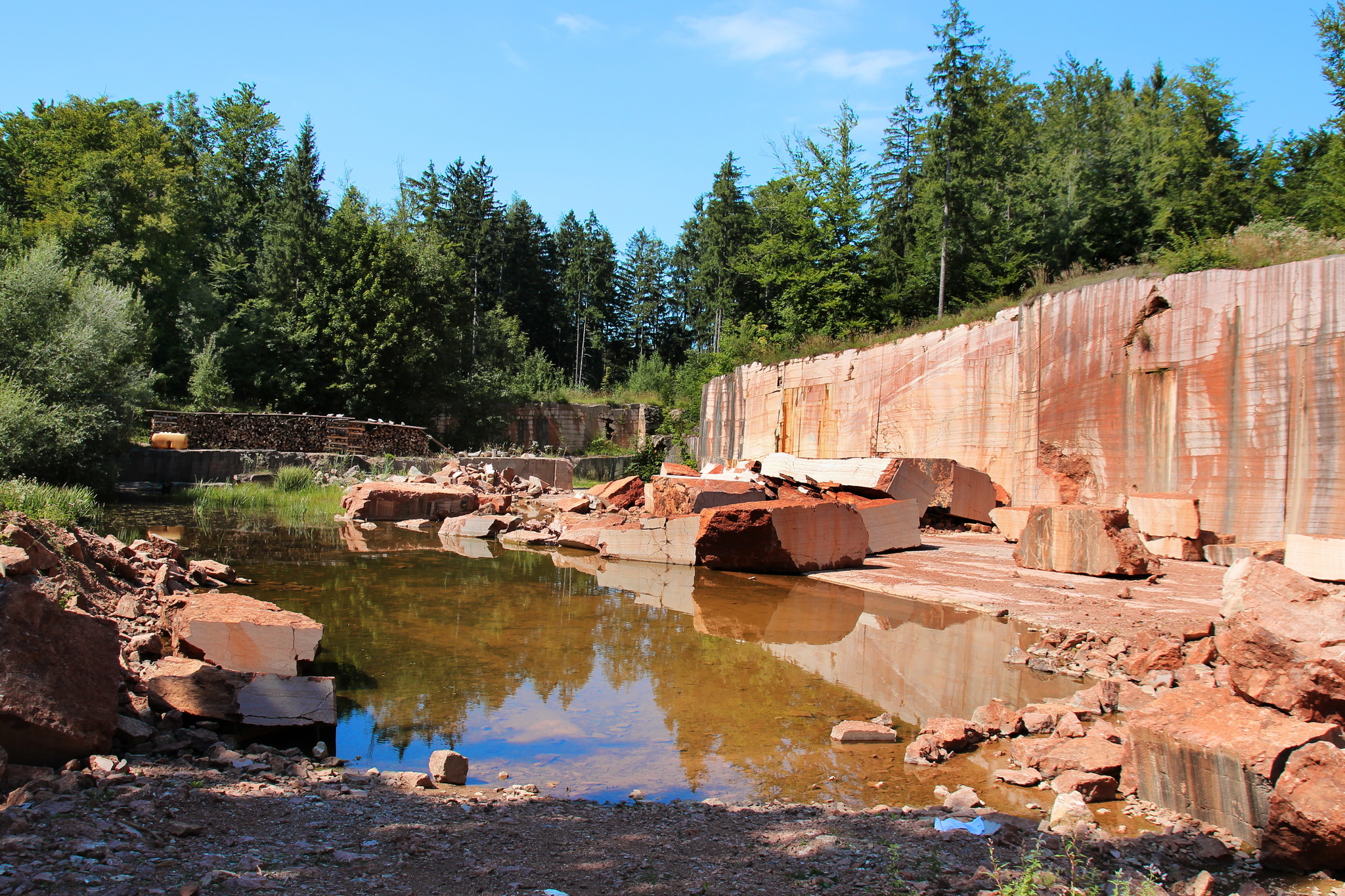 im Steinbruch Adnet - Tennengau