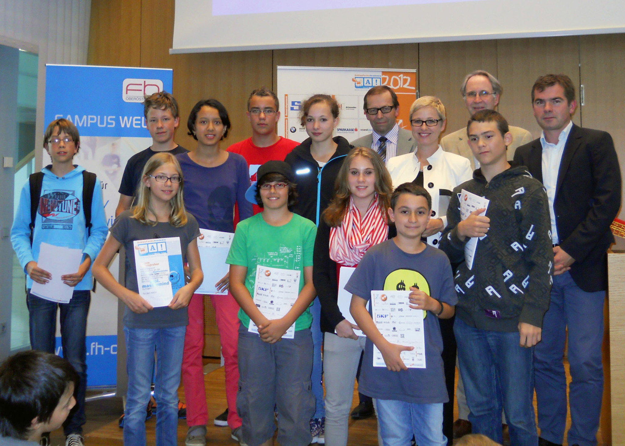 Auf FH-Campus waren die Schlaufüchse unterwegs - Wels & Wels Land