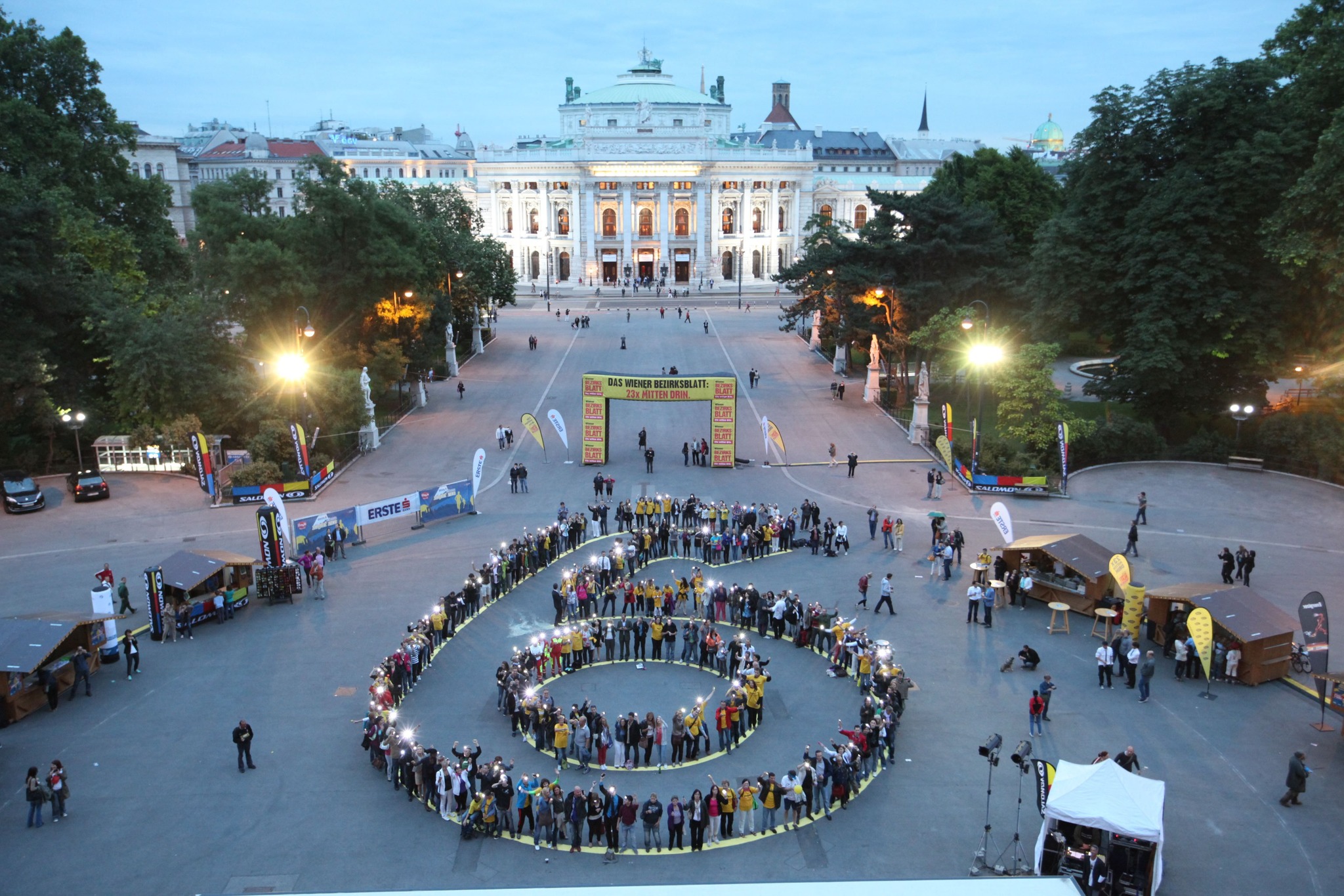 Sechste Runde des erste bank vienna night run am 29. September - Innere ...